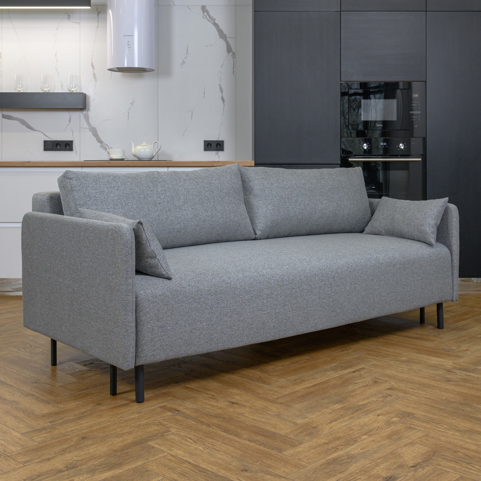 Диван Romack Malta, с узкими подлокотниками, цвет грей (10785644 ...